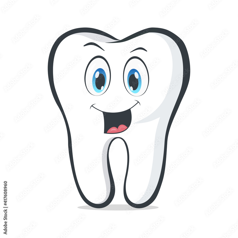 Smiling Teeth Cartoon