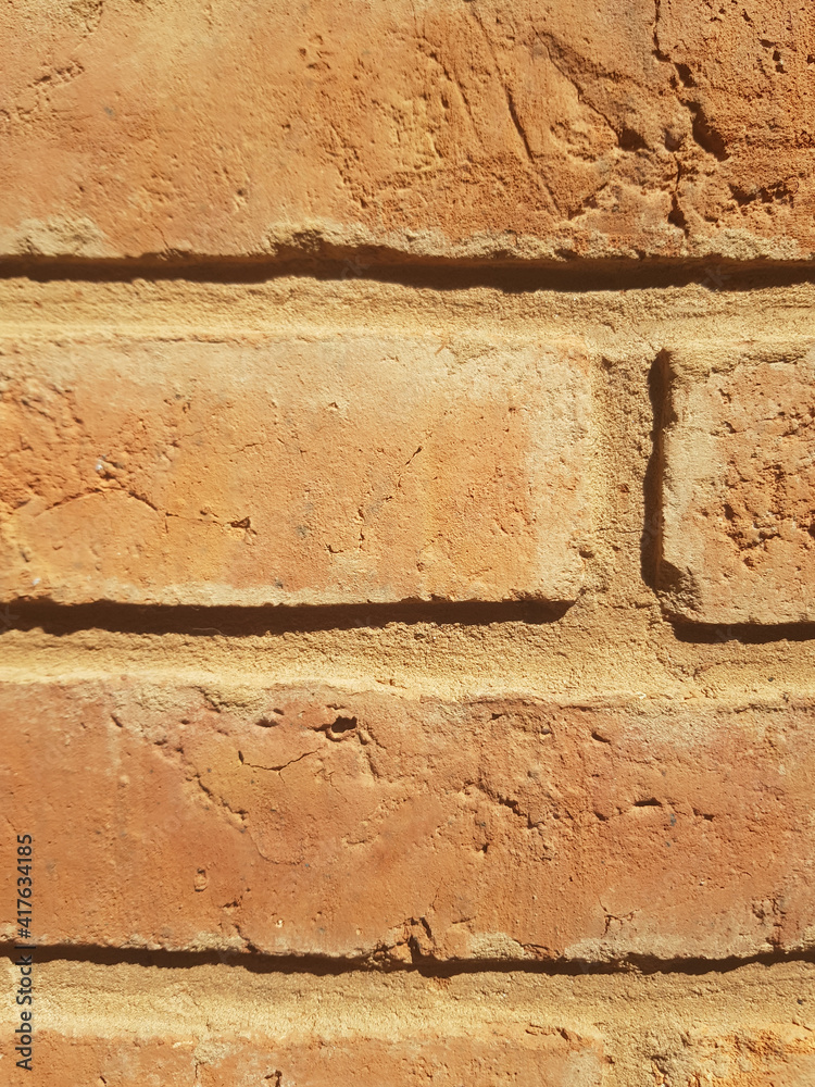 Textura de ladrillos. Fondo de ladrillos en plano detalle. Stock Photo ...