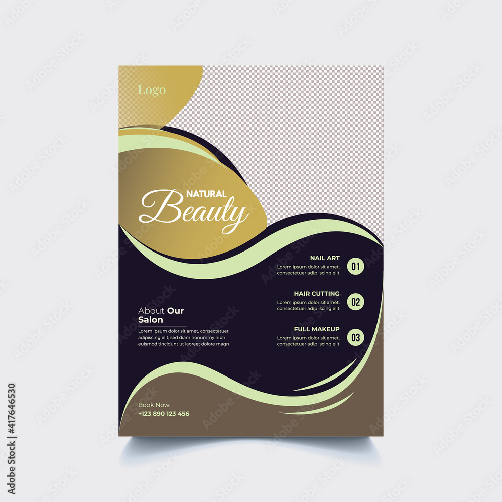 Beauty Salon Flyer, Hair Salon Flyer, Spa Salon Flyer, Hairdresser ...