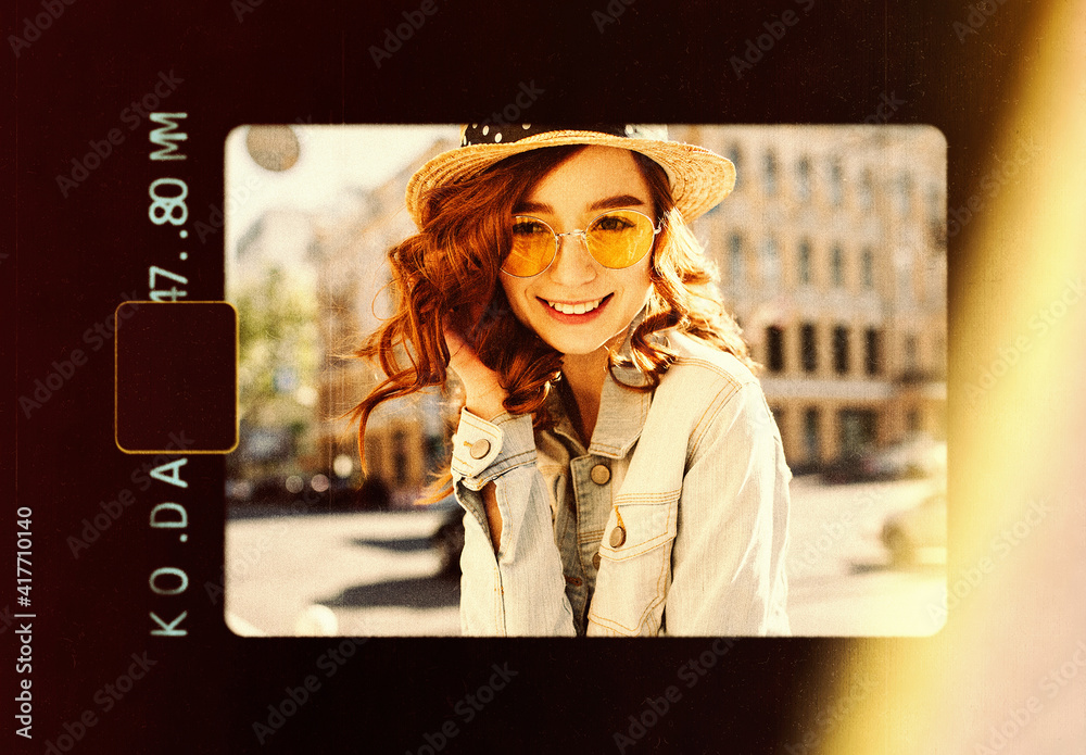 8MM Film Effect Stock Template | Adobe Stock