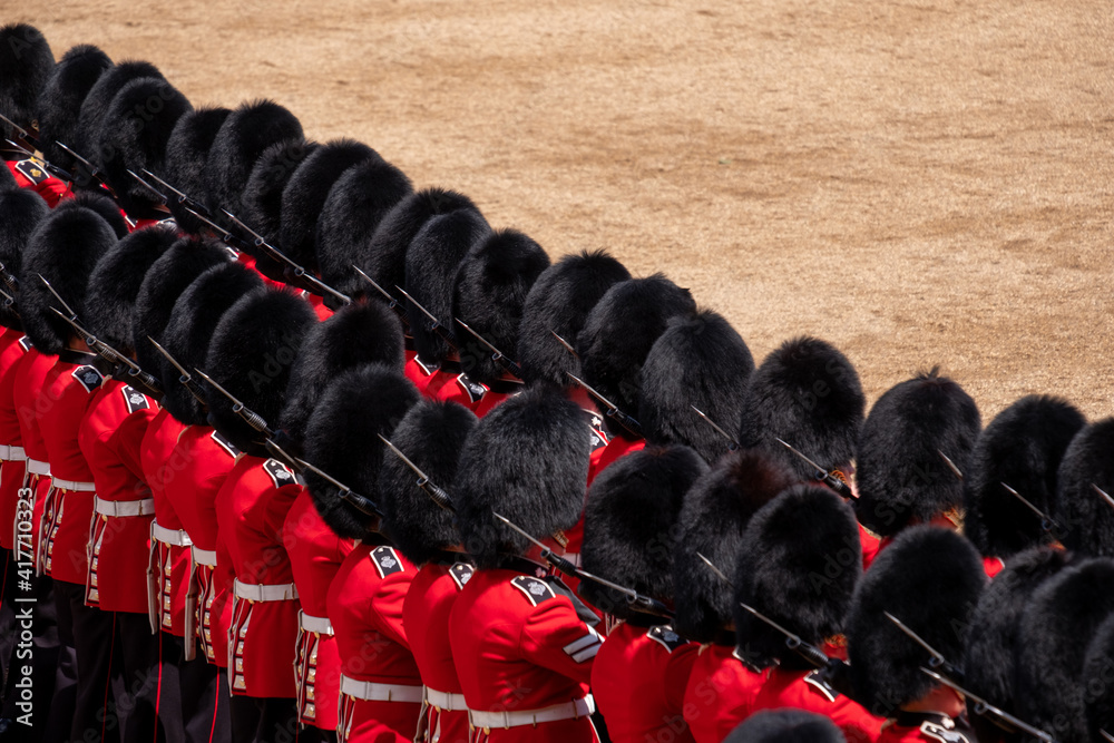 Trooping the Colour, military ceremony at Horse Guards Parade ...