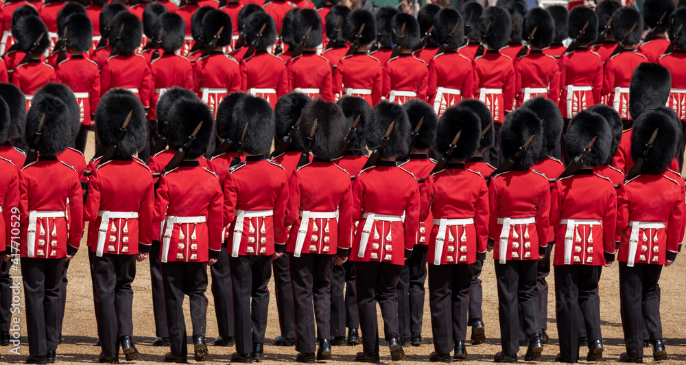 Trooping the Colour, military ceremony at Horse Guards Parade ...