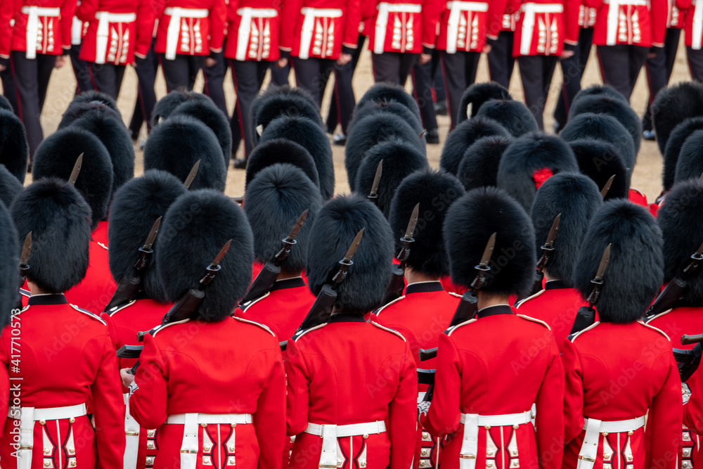 Trooping the Colour, military ceremony at Horse Guards Parade ...