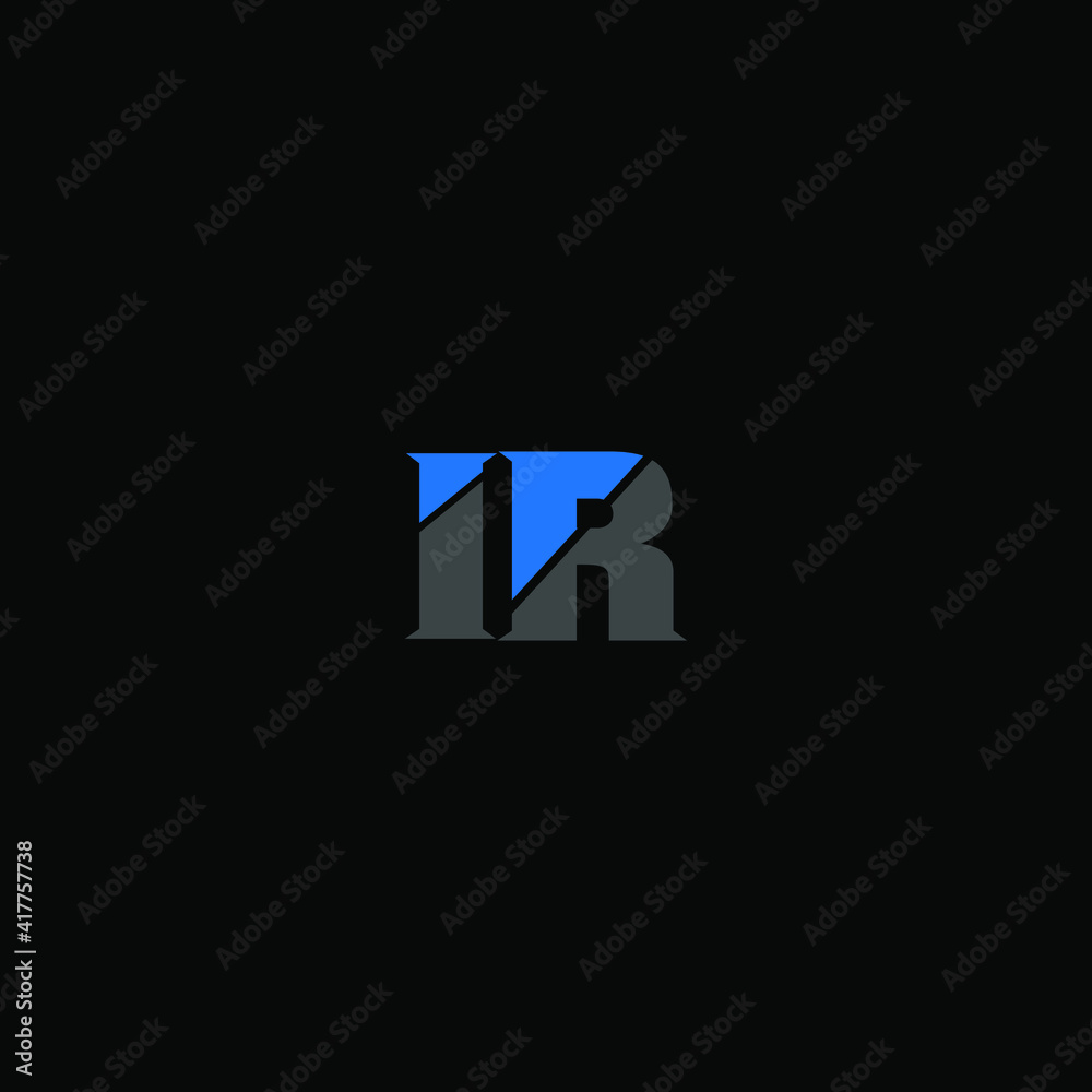 IR LOGO, IR ICON, IR VECTOR, IR LETTER, IR MINIMALIST, IR FLAT, IR ...