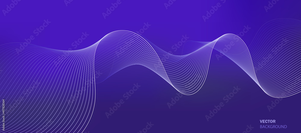 Business background lines wave abstract stripe design. Gradient ...