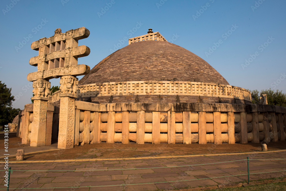 Great Stupa At Sanchi Architecture