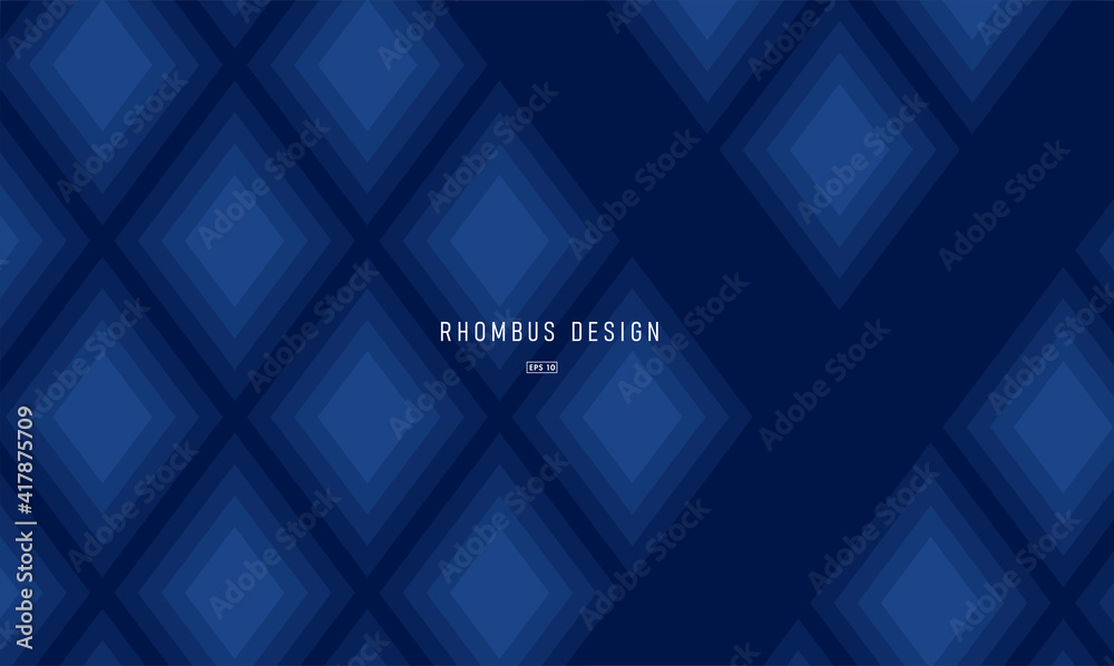 geometric background or presentation slide cover with romb shapes ...