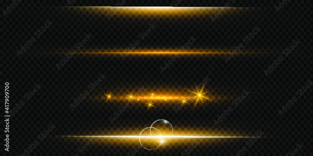 Gold light flash, glitter dust particles burst background, Vector ...