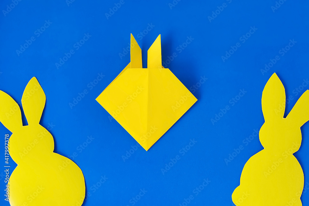 How to make a bunny at home. Craft for Easter. Step-by-step instruction ...