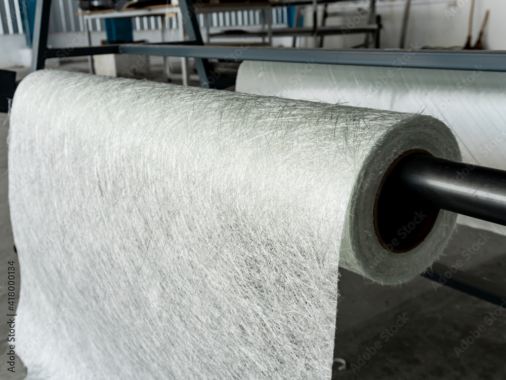 glass fiber material lamination lay up lining coating and repair Stock ...