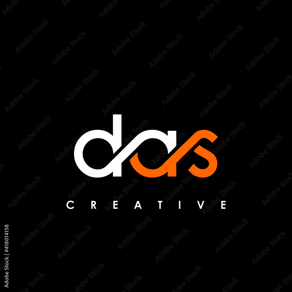 DAS Letter Initial Logo Design Template Vector Illustration Stock ...