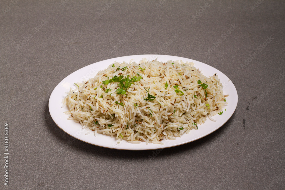 Jeera rice or Zeera rice is an Indian dish consisting of rice and cumin ...