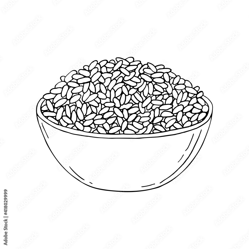 Rice Drawing