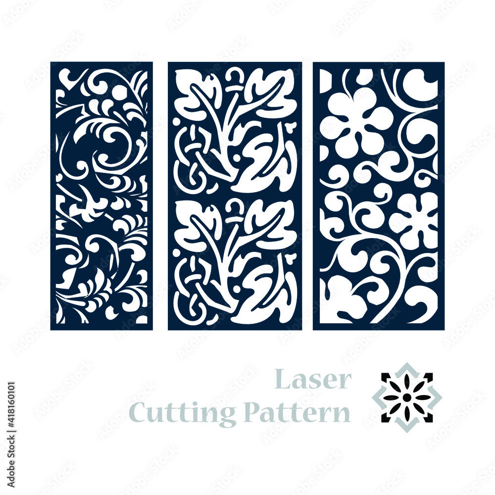 Laser Cut Islamic Pattern Template with Vector Image Stock Vector ...