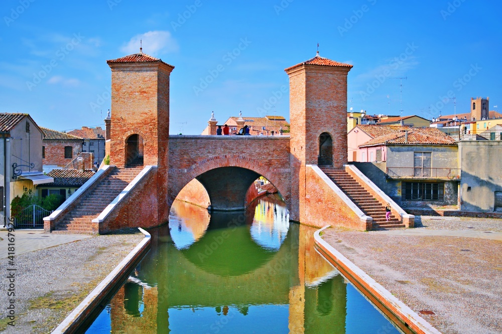 landscape of the Trepponti architectural complex, the most famous ...