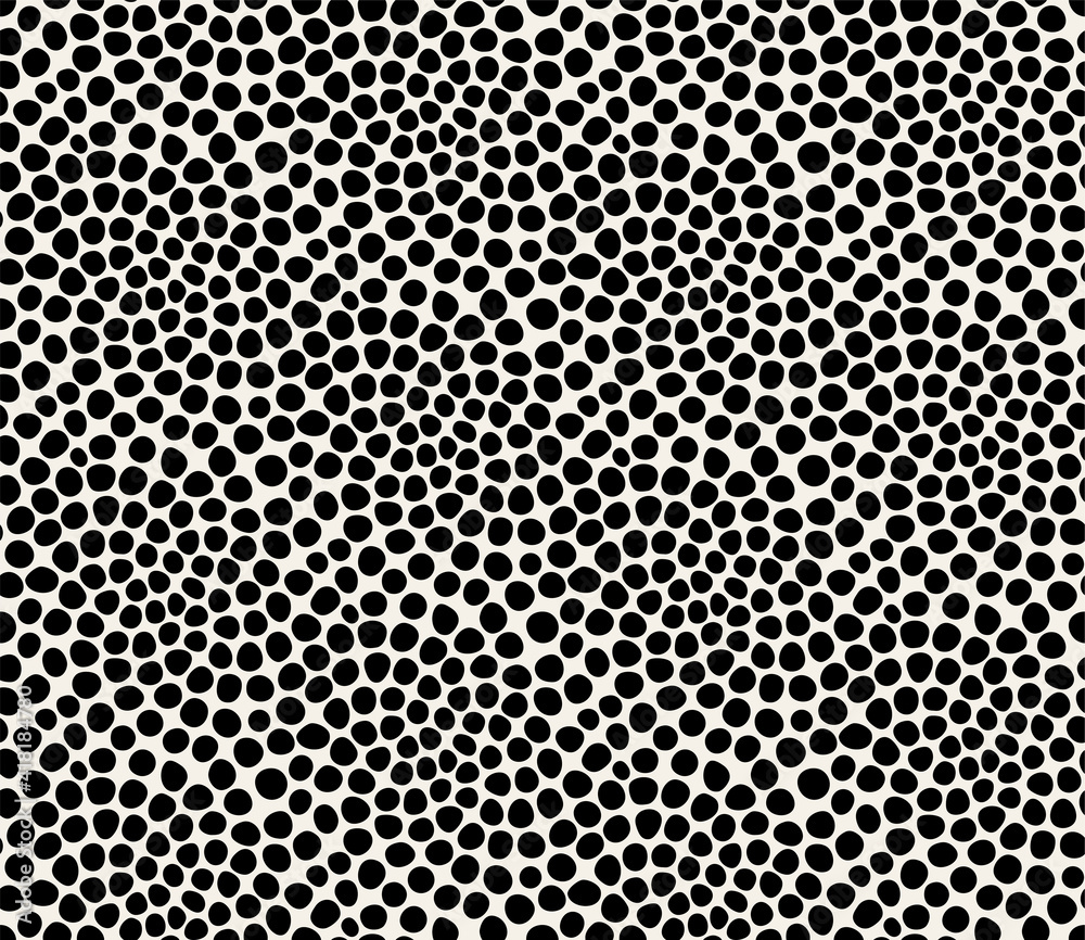 Vector seamless pattern. Modern stylish texture with smooth natural ...