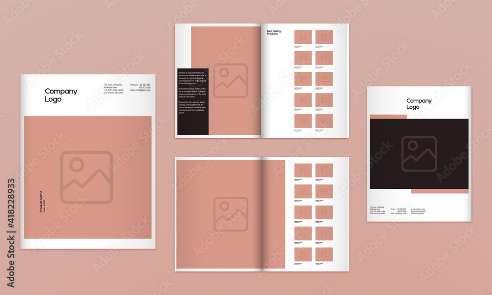 Print-ready Product Catalogue Design Template | Catalog design ...
