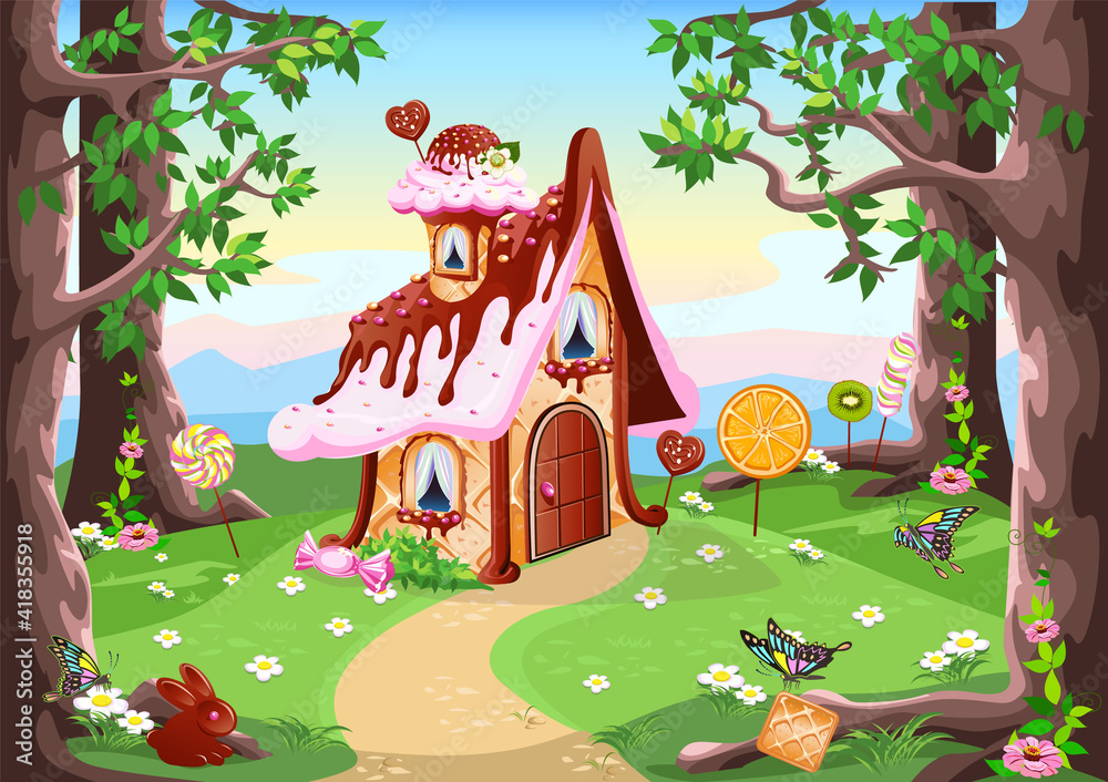 Animated Gingerbread House