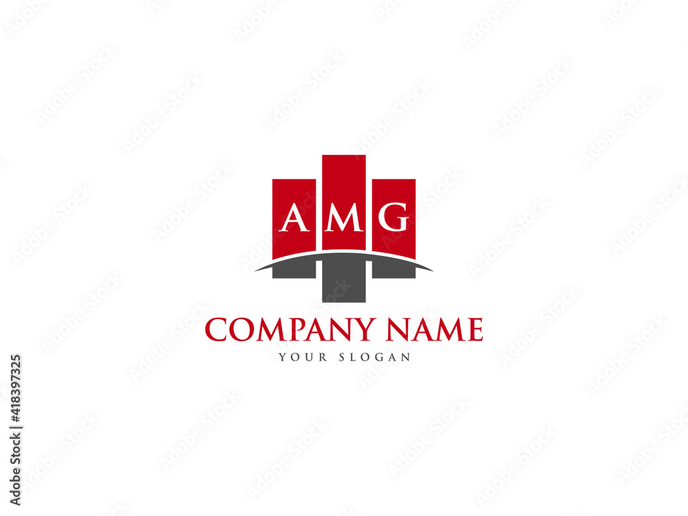 AMG Logo Letter Design For Business Stock Vector | Adobe Stock
