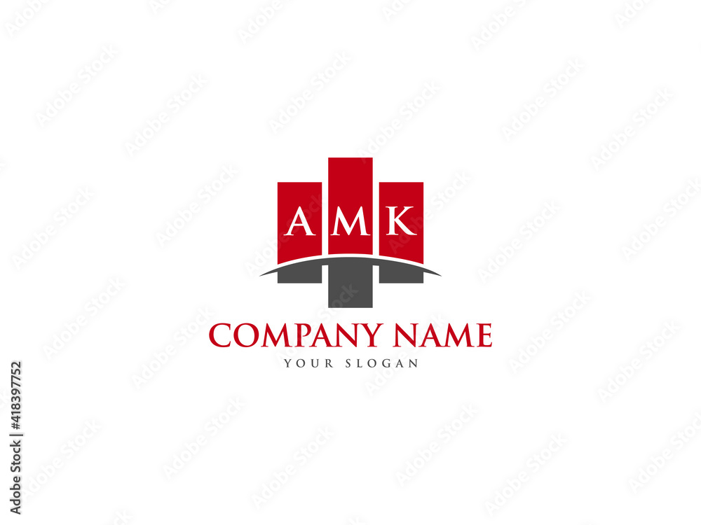 Vetor de AMK Logo Letter Design For Business do Stock | Adobe Stock