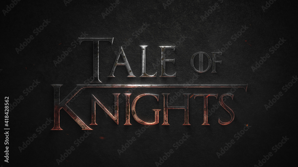 Atmospheric Metal & Fire Logo Stock Template | Adobe Stock