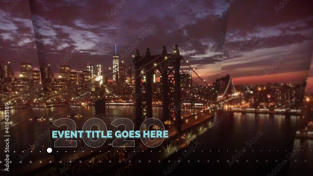 Parallax Timeline Video Overlay Stock Template | Adobe Stock