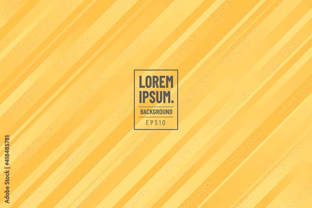 Abstract diagonal geometric yellow gradient color background and lines ...