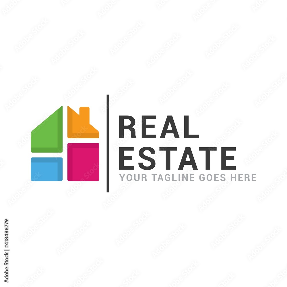 Home logo icon vector template. Home logo with a simple and elegant ...