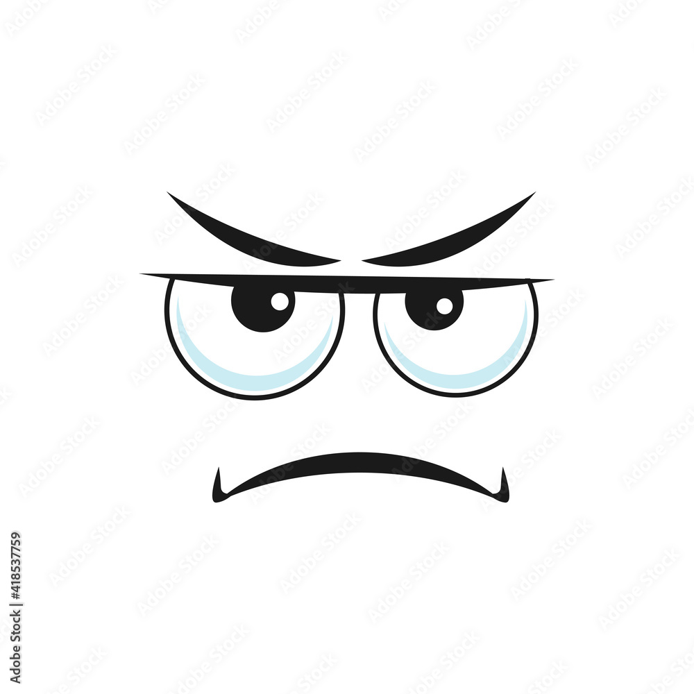 Bad Mood Face