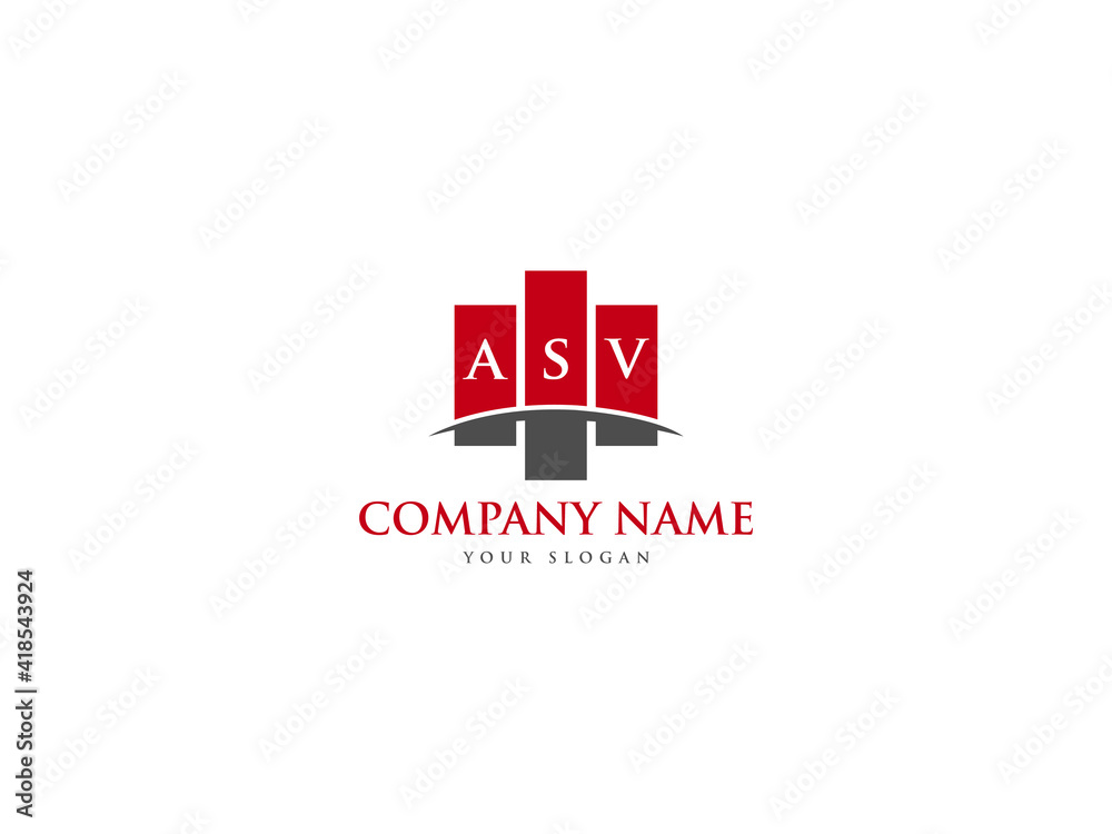 Letter ASV Logo Icon Design For Kind Of Use Stock Vector | Adobe Stock