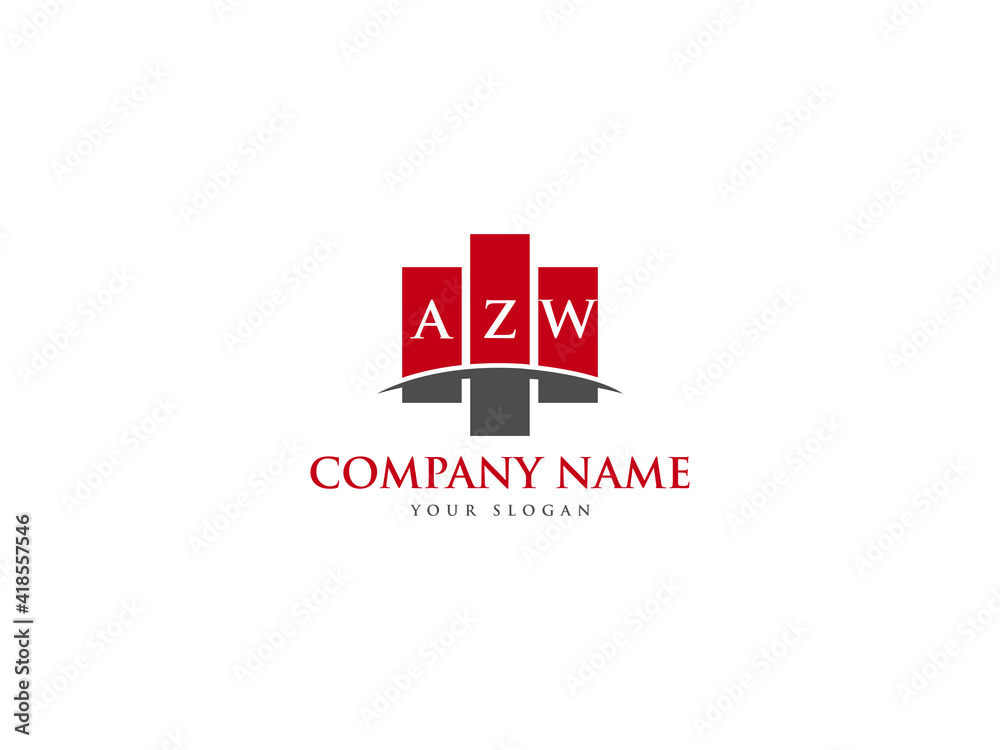 AZW Logo Letter Design For Business Stock Vector | Adobe Stock