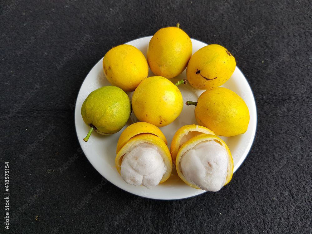 Platonia insignis, the sole species of the genus Platonia, is a tree of ...