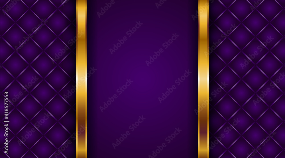 Royal Purple And Gold Background