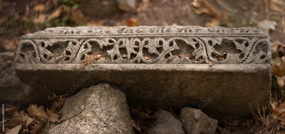 On the streets in Istanbul, public places. Elements of architectural ...