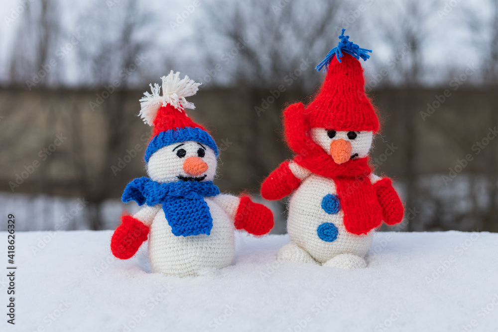 Snowman as the main symbol of winter among the peoples of the northern ...