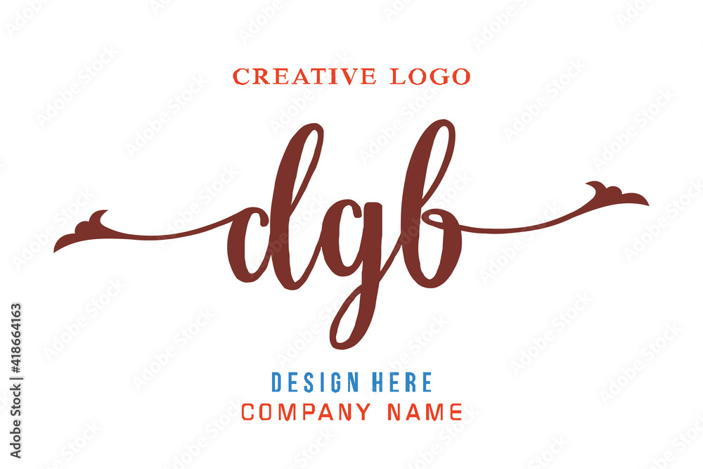 DGB lettering logo is simple, easy to understand and authoritative ...