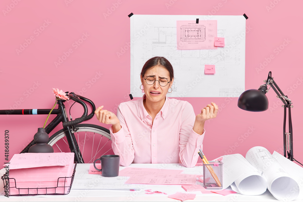 Sad Office Workers