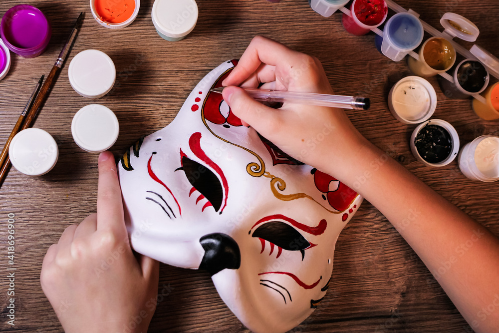 Masks Designs For Girls Drawing