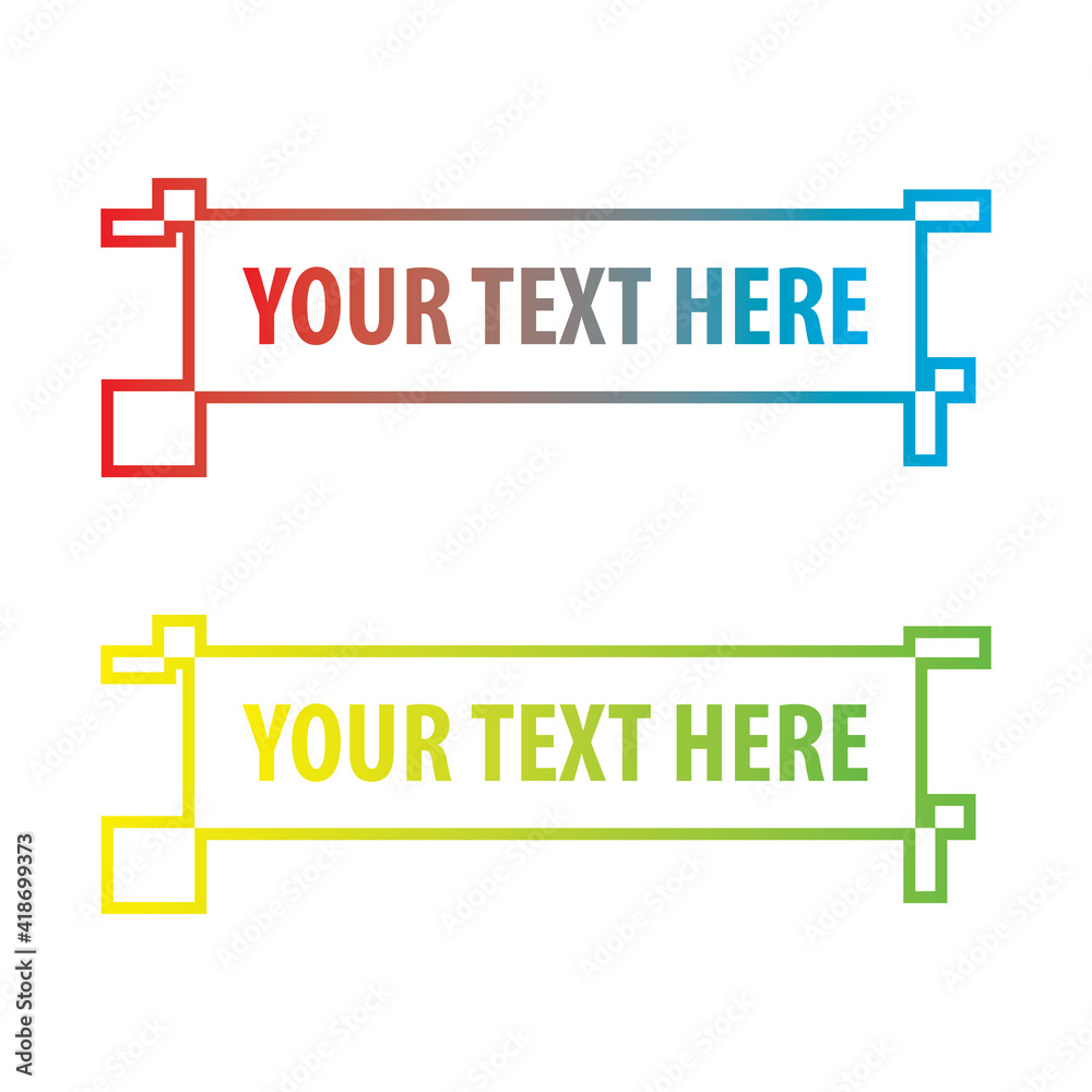 banner set, text box, title box, speech text, speech title, frame text ...