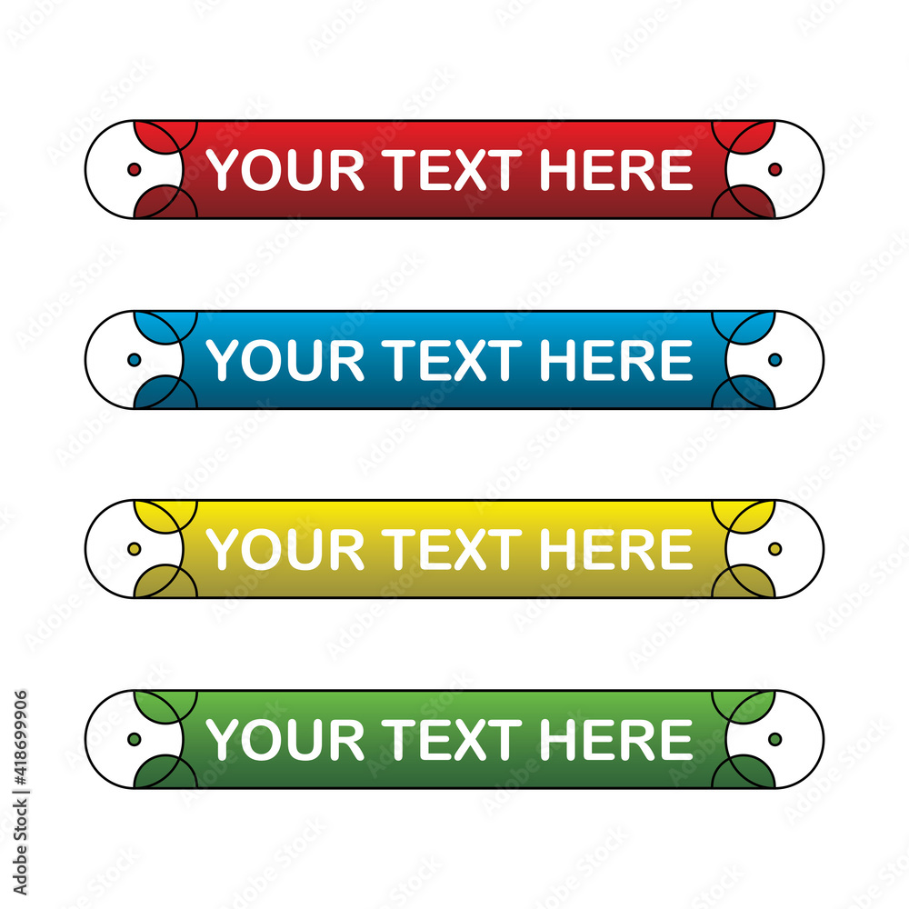 banner set, text box, title box, speech text, speech title, frame text ...