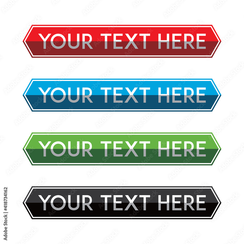 banner set, text box, title box, speech text, speech title, frame text ...