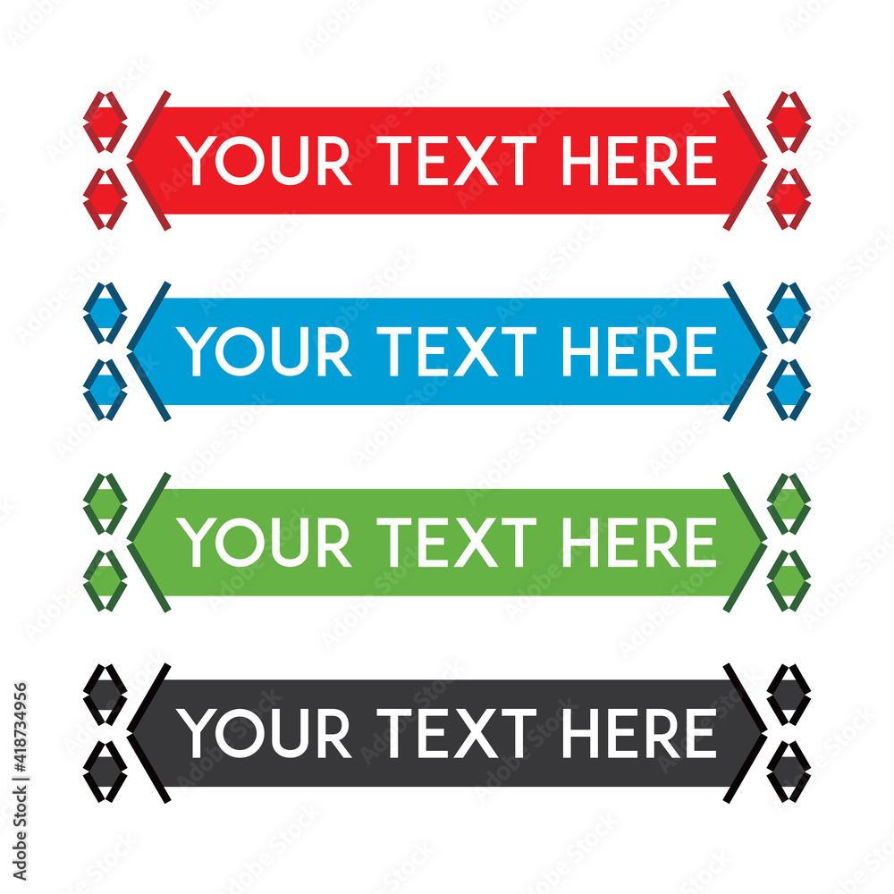 banner set, text box, title box, speech text, speech title, frame text ...