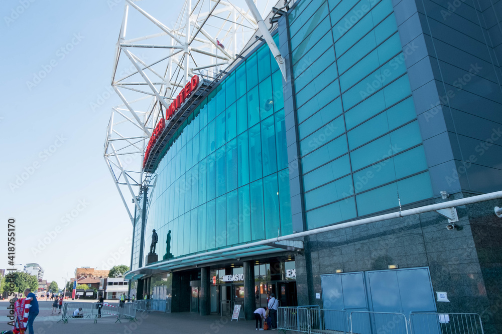 Manchester, England - July 19 2016 : Old Trafford stadium the home of ...