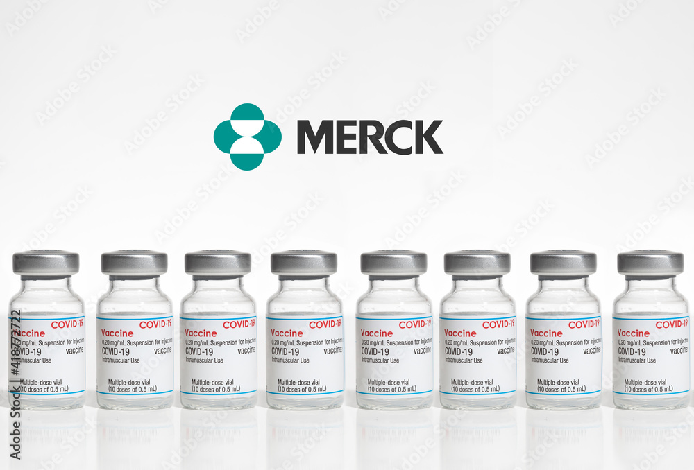 Merck COVID-19 vaccine candidate appears safe and effective Vials and ...
