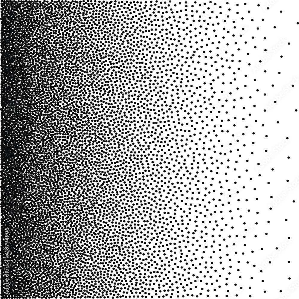 Dot stipple Gradient Background. Halftone in dotwork style. Grainy ...