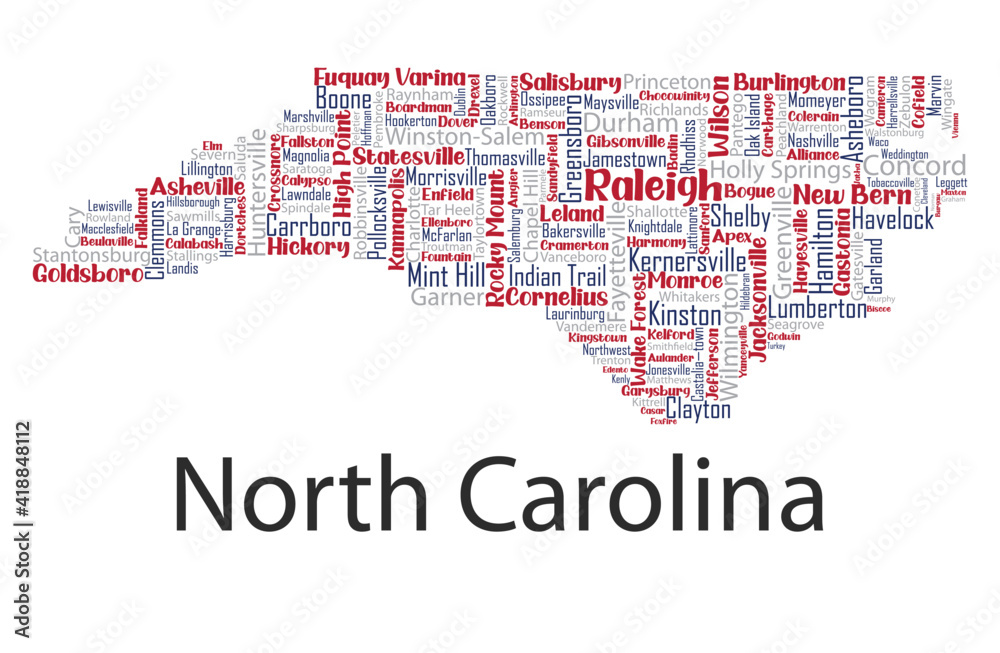 Word cloud map design includes all Counties, Cities, Municipalities in ...