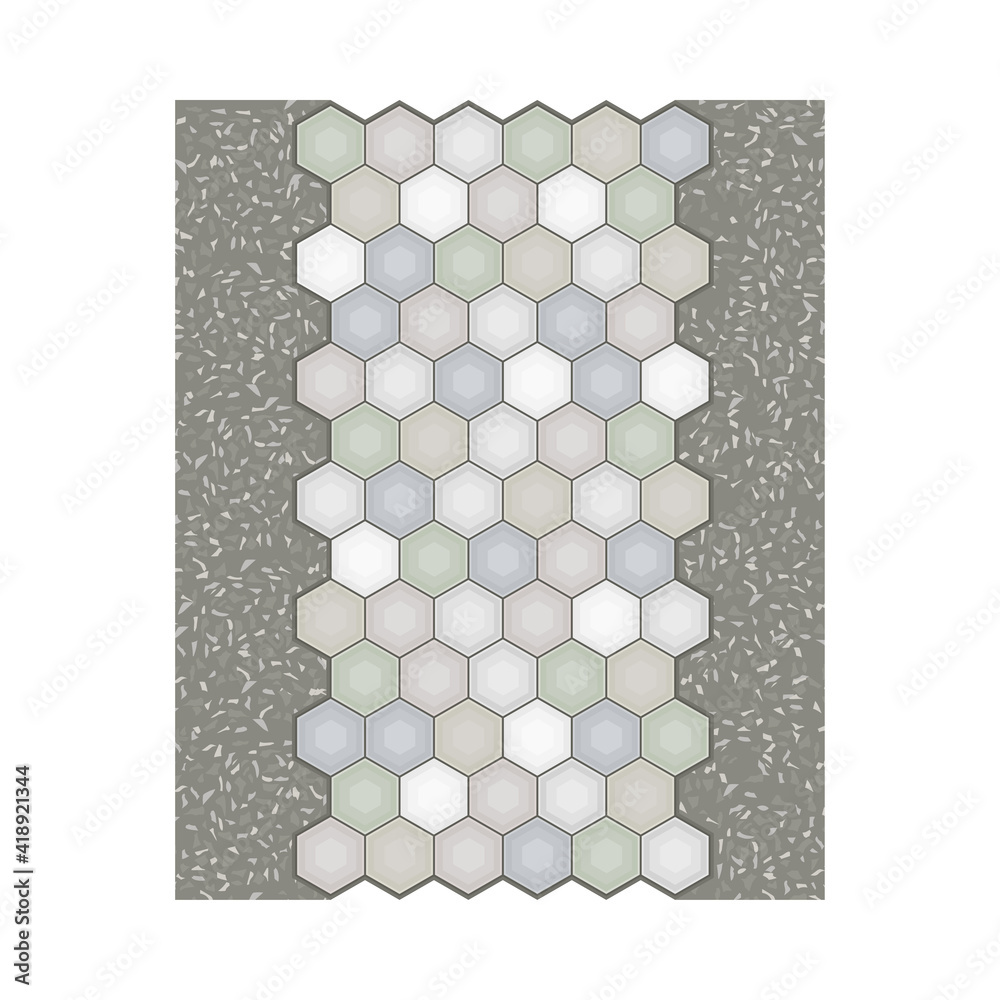 Walkway or Pavement of Flagstone as Outdoor Floor Covering and ...