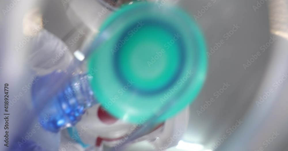 Two doctors holding medical instruments in the emergency room. Medical ...