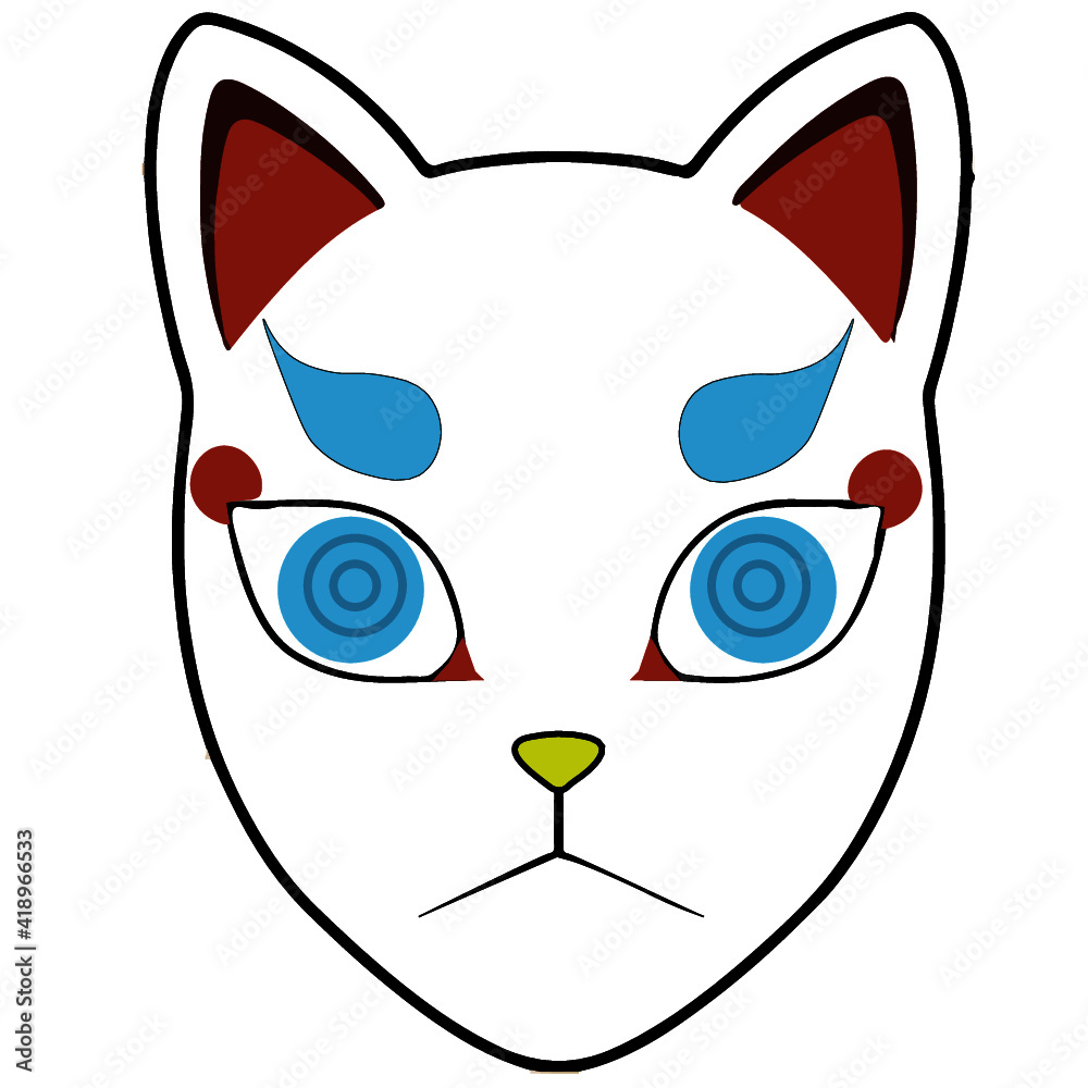 Giyu Tomioka - kimetsu no yaiba - demon layer Stock Vector | Adobe Stock