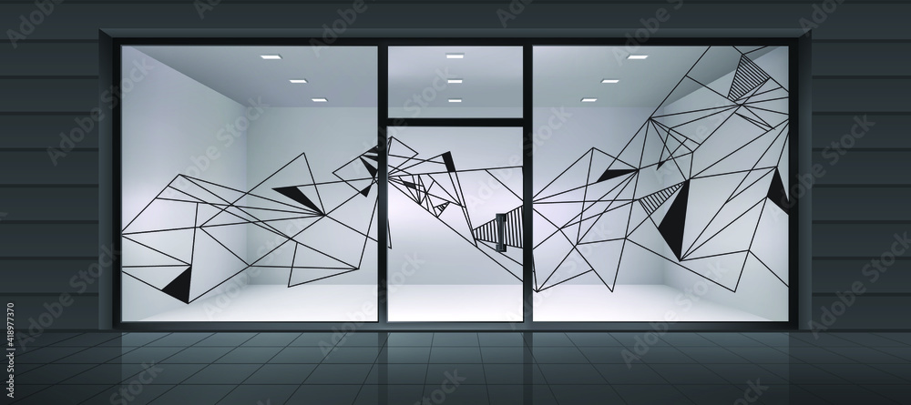 Design for glass and wall graphics. Glass graphics design for Office ...